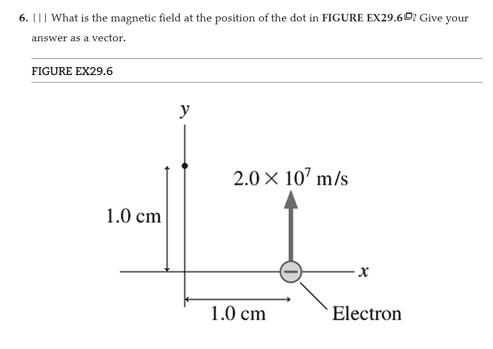 SOLVED: 6. ||| What is the magnetic field at the position of the dot in ...