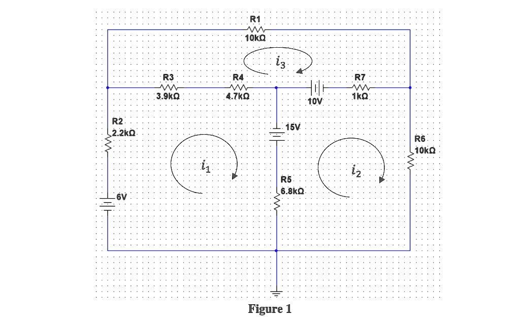SOLVED: Use Multisim to find all the voltages and currents shown in Fig. 1. Start with: â ...