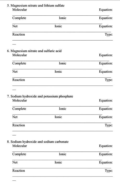 SOLVED: Magnesium nitrate and lithium sulfate Molecular Equation ...