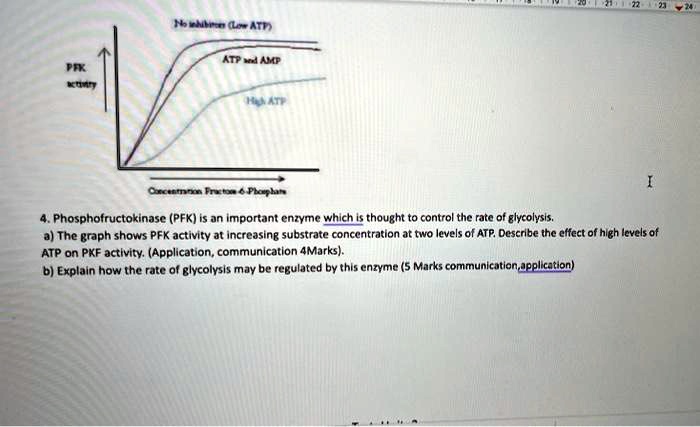 SOLVED: Phosphofructokinase (PFK) is an important enzyme which is ...