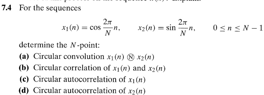 74 for the sequences 21 2t x1 n cos n xn sin n n n determine the n ...