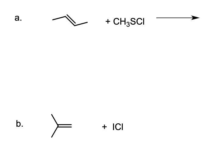 SOLVED: Draw structures of products formed in these two reactions. Identify which one is the ...