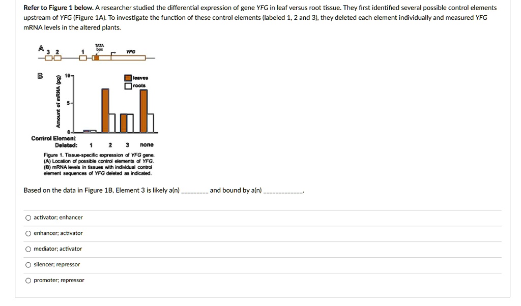 SOLVED: Refer to Figure below: researcher studied the differential ...