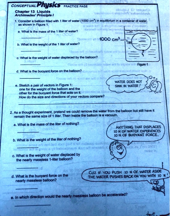 conceptual physks practice page chapter 13 llqulds archlmedes princlplo ...