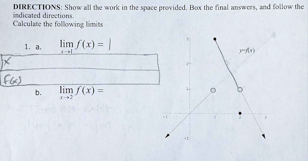 directions show all the work in the space provided box the final ...