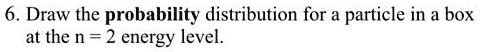 draw the probability distribution for a particle in a box at the n 2 ...