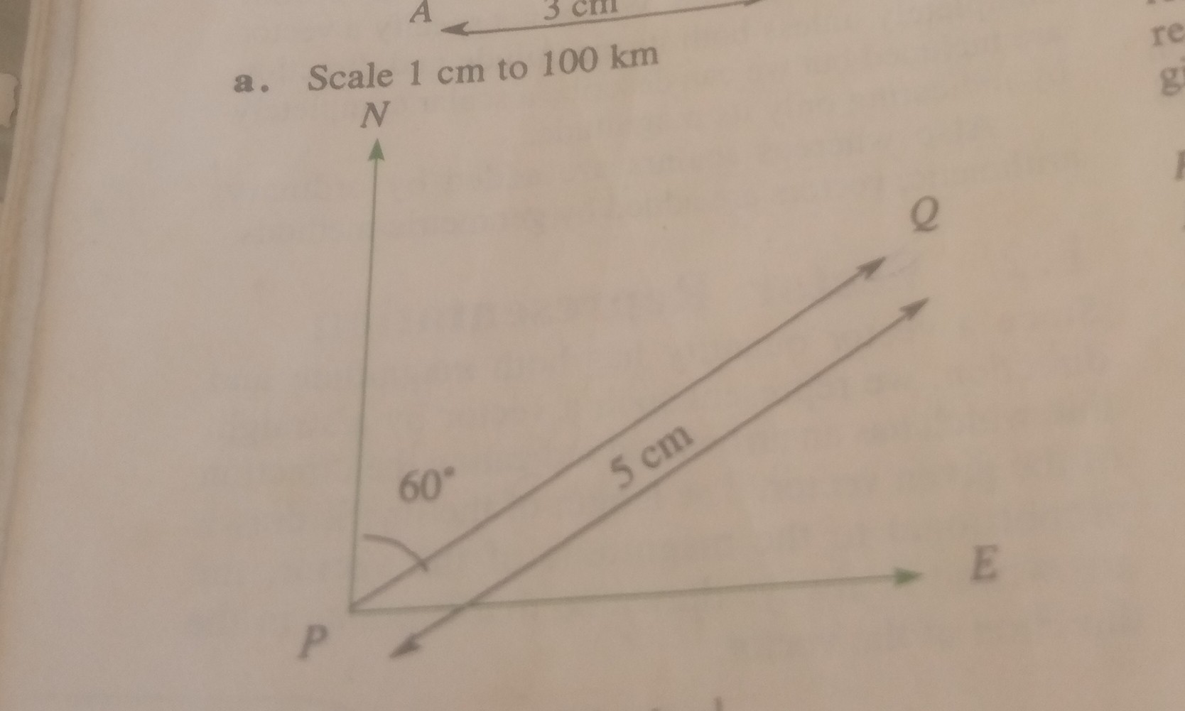 SOLVED: a. Scale 1 cm to 100 km
