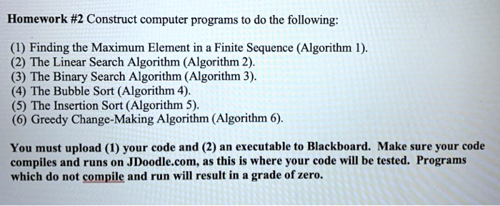 Solved Homework 2 Construct Computer Programs To Do The Following 1 Finding The Maximum
