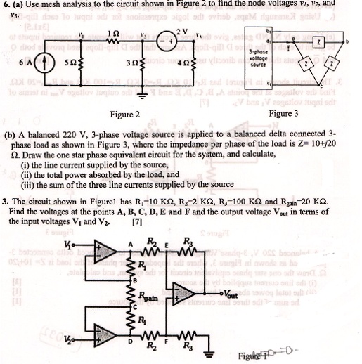SOLVED: Texts: o.aUsen cs 72,a Va. U voltage CX Figure 2 Figure 3 b A balanced 220 V, 3-phase ...