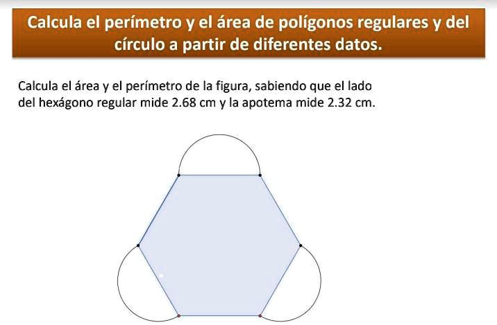 SOLVED: ayudenme mate nunca se me dio Calcula el perímetro y el área de ...