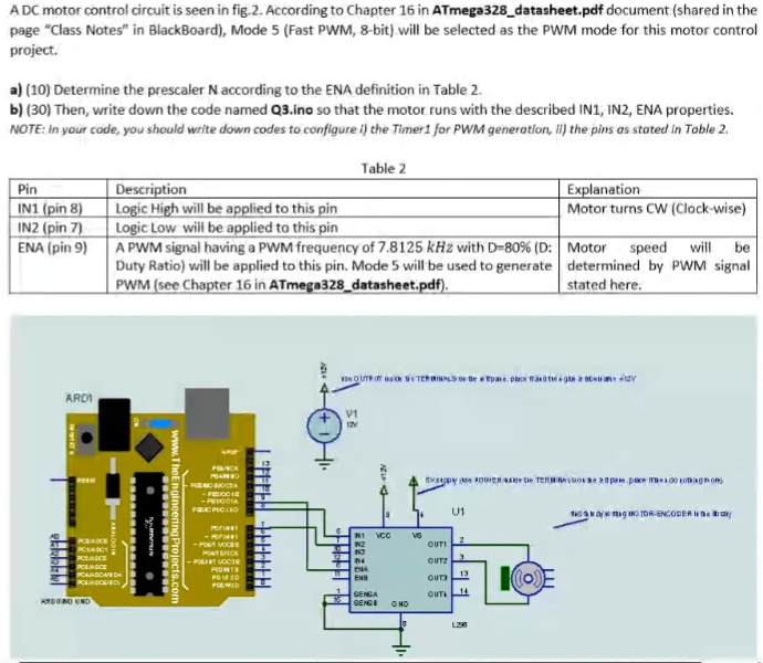 SOLVED: Texts: Arduino writing on the circuit is not important. A DC ... SOLVED: Texts: Arduino writing on the circuit is not important. A DC ...