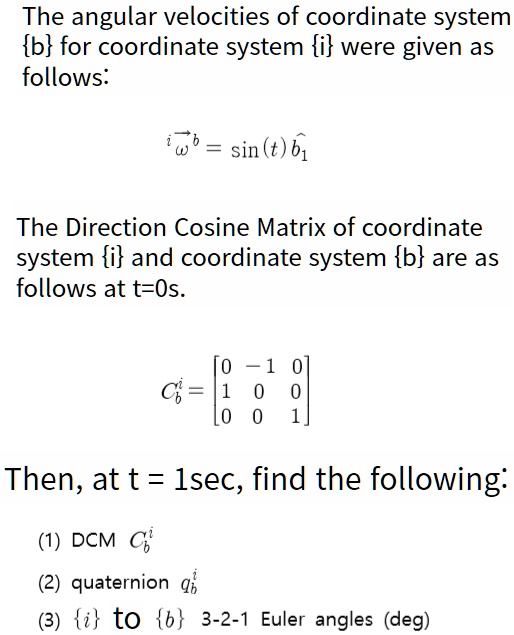 Solved Angular Velocity Vectors Unit Is Radsec The Angular 9385