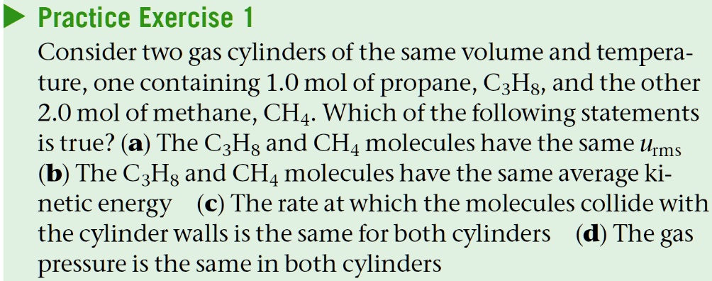 practice exercise 1 consider two gas cylinders of the same volume and ...