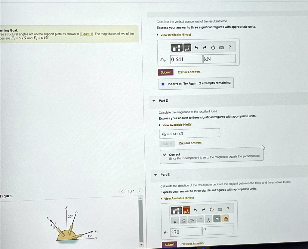 SOLVED: The given text appears to be related to a physics problem involving the calculation of ...