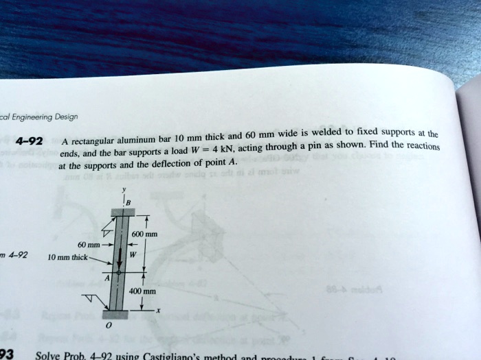 SOLVED: a rectangular aluminum bad 10mm thick and 60mm wide is welded ...
