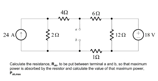 Video Solution 49 Ww 69 Ww 4 Xv 10 Calculate The Resistance Rah To Be Put Between Terminal A