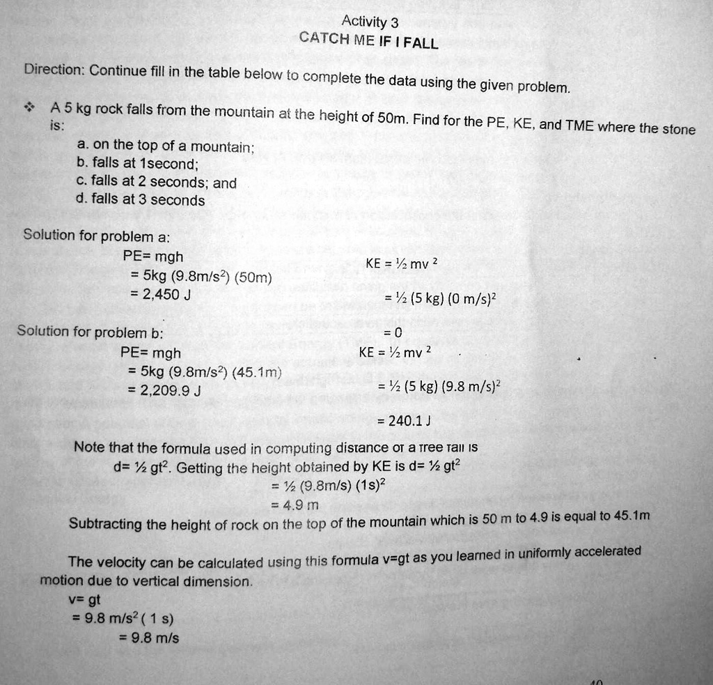 SOLVED: Direction: Continue filling in the table below to complete the ...