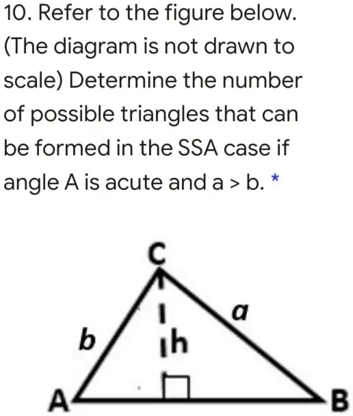 [GET ANSWER] 10. Refer to the figure below. (The diagram is not drawn to scale) Determine the ...