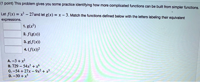 Solved 1point Tinis Problem Gives You Some Practice Identifying How