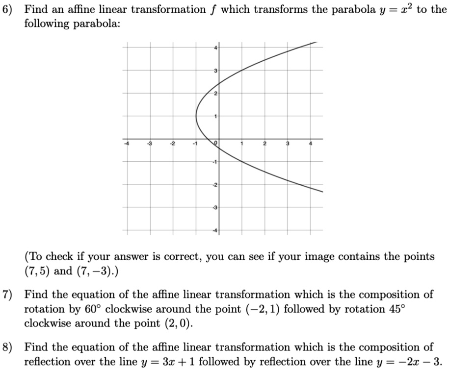 SOLVED: answer 6, 7, and 8. give thorough explanations! 6) Find an ...