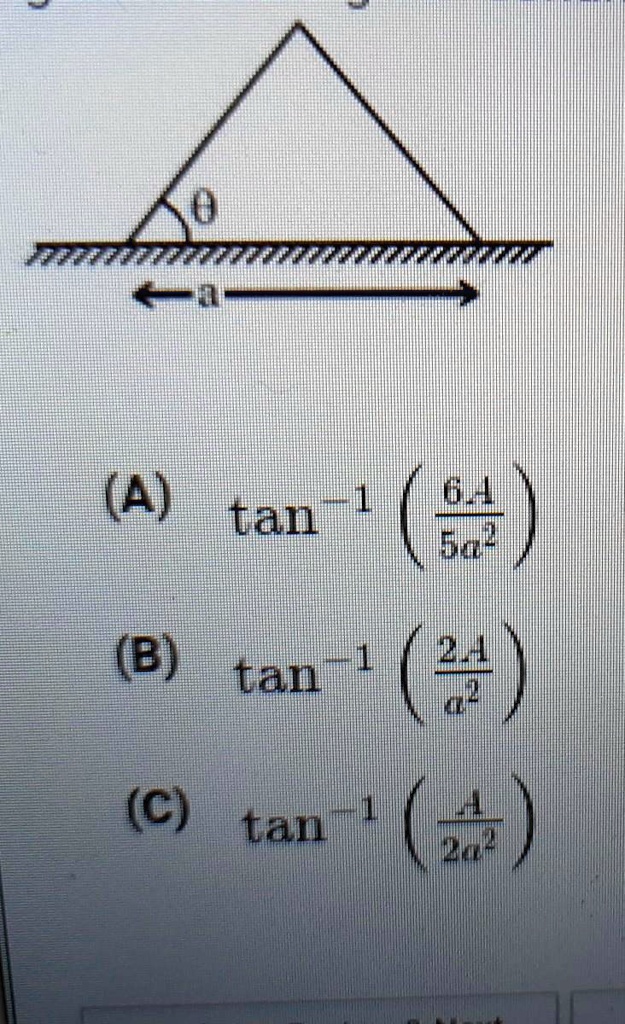 SOLVED: 'A uniform triangular plate of constant area (A) and base ...