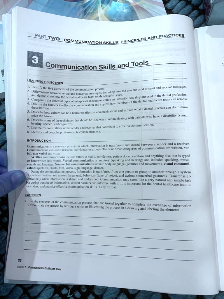 communication skills and tools learning objectives identify the five ...