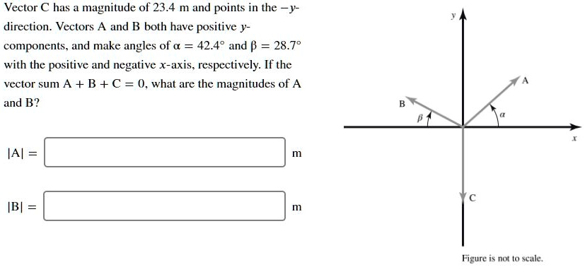 SOLVED: Vectors A and B both have positive y-components and make angles ...