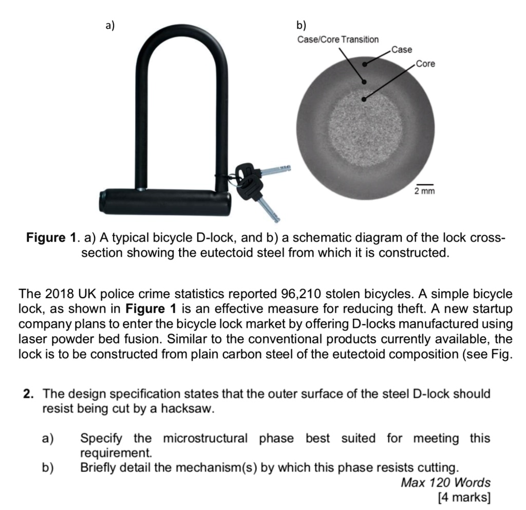 a) b) Case/Core Transition Case Core 2 mm Figure 1. a) A typical ...