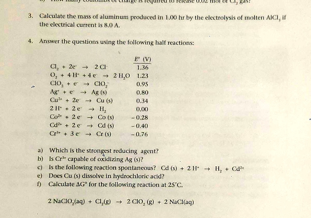 ozmororg gas 3 calculate the mass of aluminum produced in 100 hr by the ...