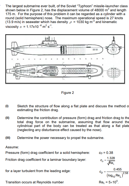 The largest submarine ever built, of the Soviet "Typhoon" missile ...