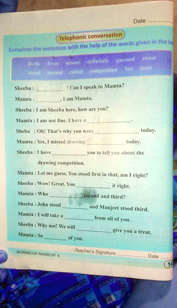 SOLVED please Fill In The Blanks
