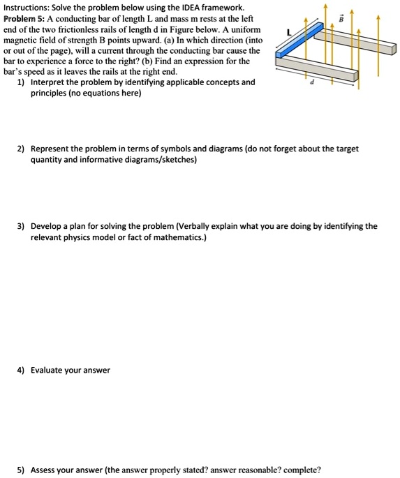 SOLVED: Instructions: Solve the problem below using the IDEA framework ... SOLVED: Instructions: Solve the problem below using the IDEA framework ...
