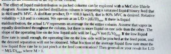 SOLVED: Please Show each step of your work .The effect of liquid ...