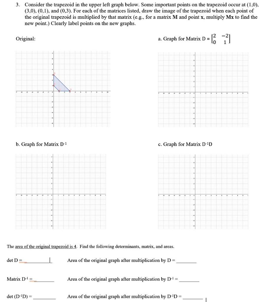 SOLVED:Consider the trapezoid in the upper left graph below. Some ...
