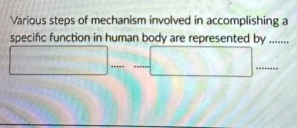 [GET ANSWER] various steps of mechanism involved in accomplishing a ...