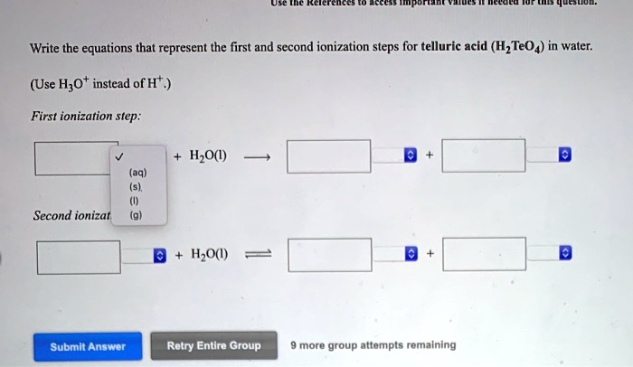 SOLVED: Write the equations that represent the first and second ...