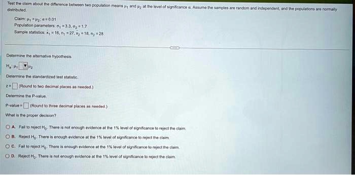 SOLVED: Texts: distributed. Cm=0.01 Population parameters: μ=3.3, σ=1.7 ...