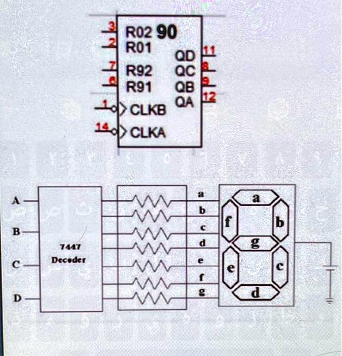 Solved Problem Design Counter That Counts From 00 To 59 Using The Ic 74ls90 Ripple Counter And
