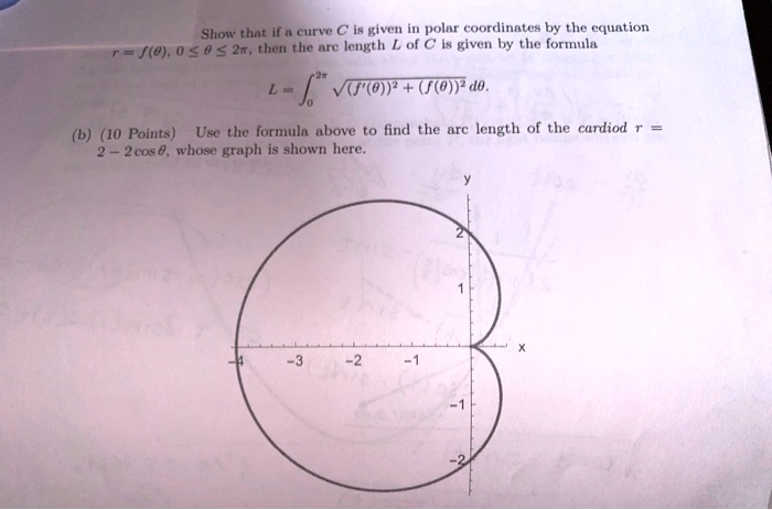 SOLVED: Show that if a curve € is given in polar coordinates by the ...