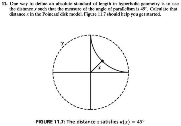 11 one way to define an absolute standard of length in hyperbolic ...