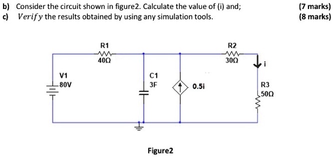consider the circuit shown in figure2 calculate the value of i and verify the results obtained ...