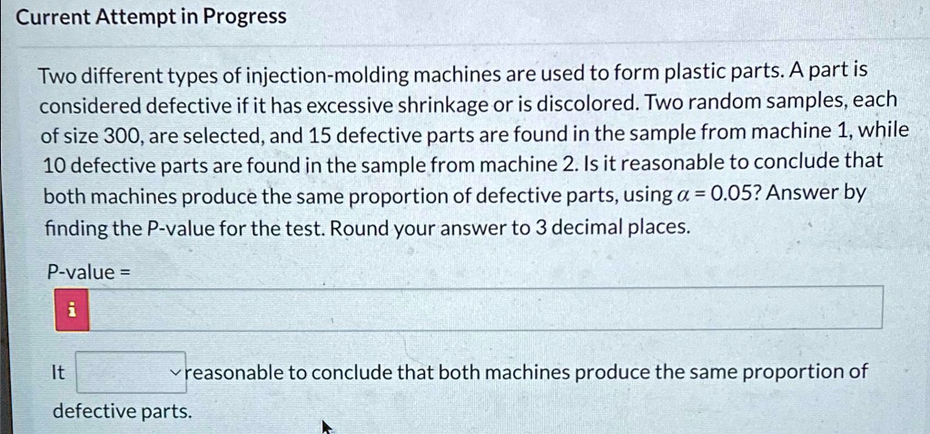 SOLVED: Current Attempt in Progress Two different types of injection ...