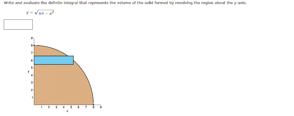 SOLVED: Write and evaluate the definite integral that represents the ...
