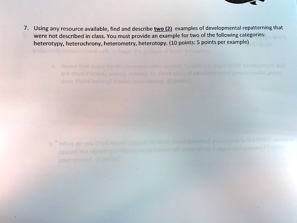 SOLVED:Using any resource available, find and describe two (Z) examples ...