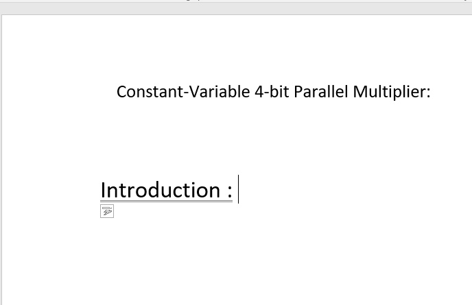 SOLVED: Constant-Variable 4-bit Parallel Multiplier: Introduction