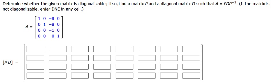 SOLVED: This is not a valid matrix. Can you please provide the correct ...