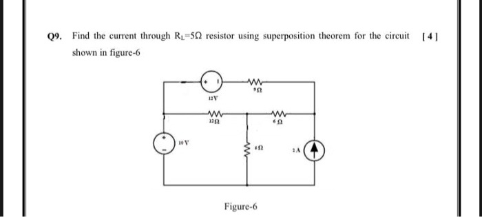 Solved Q9 Find The Current Through R 5 Resistor Using The