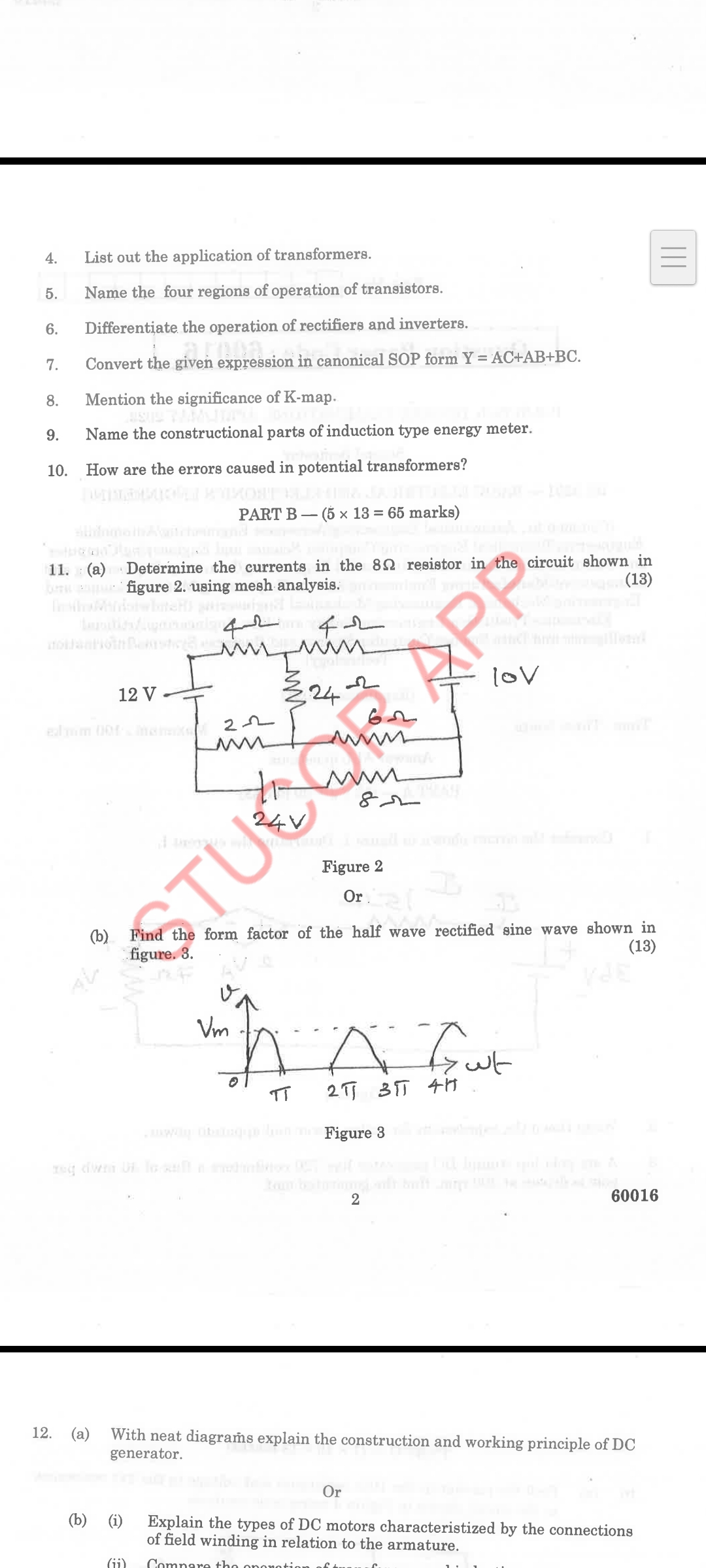 SOLVED: 4. List out the application of transformers. 5. Name the four regions of operation of ...