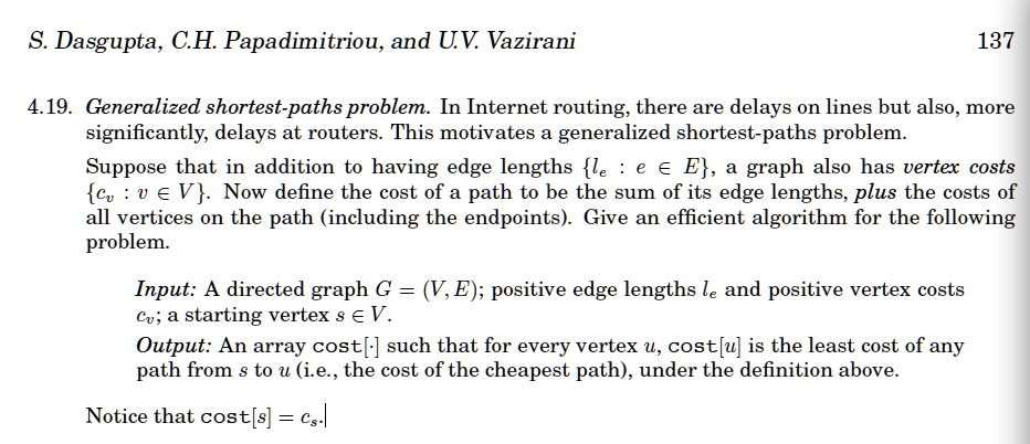 generalized shortest paths problem in internet routing there are delays ... generalized shortest paths problem in internet routing there are delays ...
