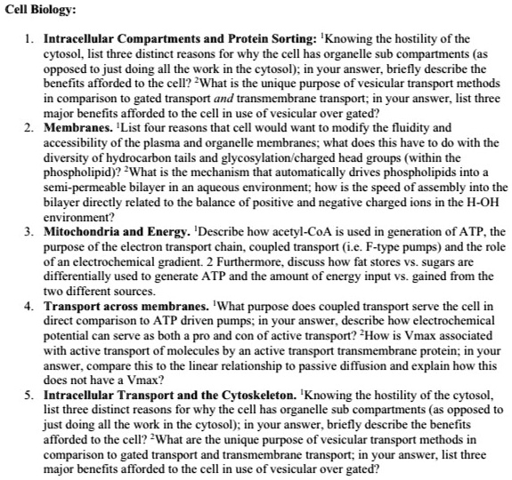 cell biology intracellular compartments and protein sorting knowing the ...